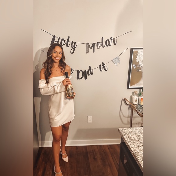 Reformation | Dresses | Reformation Maves Satin Dress In Ivory | Poshmark